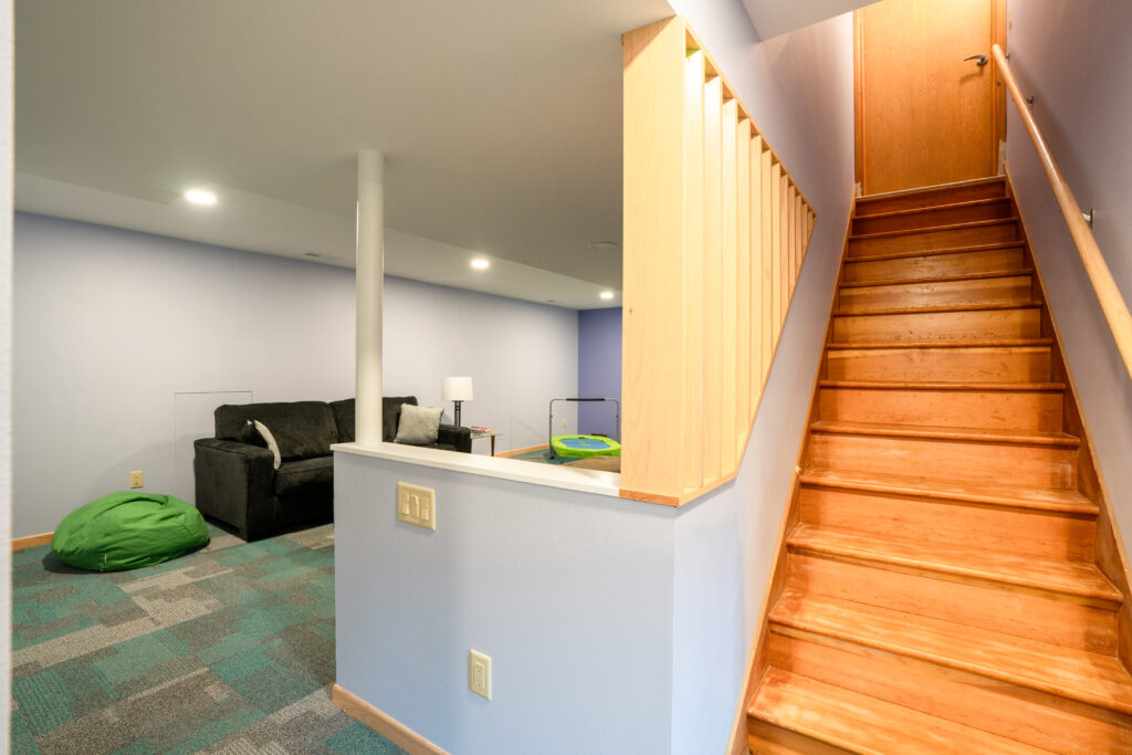 1960s Basement Transformation Remodeling Case Study From W.E. Davies